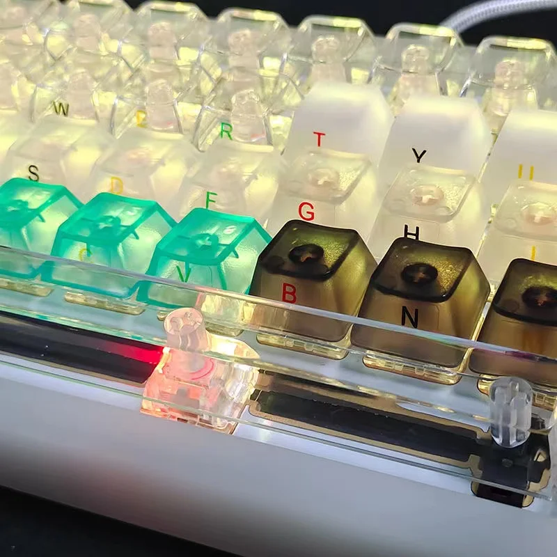 Fog-White-Keycaps-for-Mechanical-Keyboard-PBT-Keycap-104-Keys-OEM ...