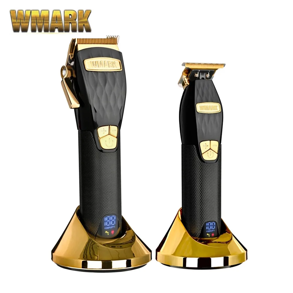 NEW-WMARK-NG-2032-2033-Cordless-5-Cutting-Speed-Hair-Clipper-with-LCD ...