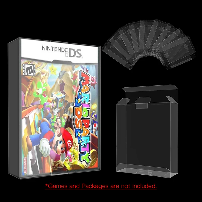 투명 NDS 카드 카트리지 보관 디스플레이 박스 보호기, 닌텐도 DS NTSC 비디오 게임 케이스 슬리브 박스 게임 액세서리 ...