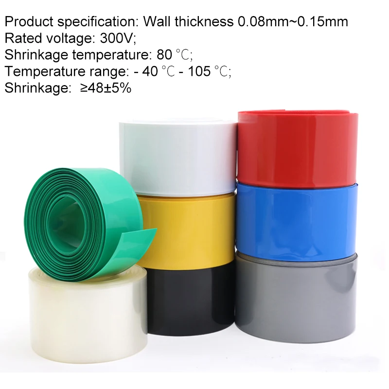 PVC Battery Wrap Heat Shirink Tube Insulated Lithium Battery Pack Fast ...