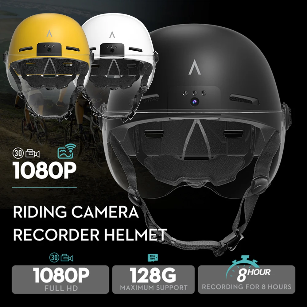 Riding-Camera-Helmet-1080P-30FPS-Anti-shake-Bicycle-Motorcycle-Helmets ...