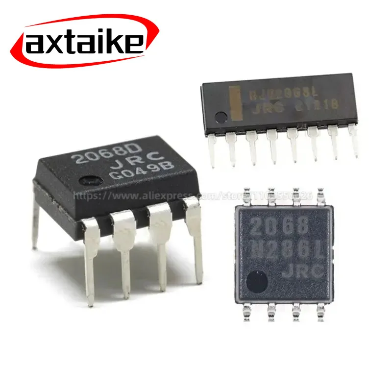 5PCS-NJM2068-JRC2068-2068D-DIP-8-NJM2068M-TE1-DMP8-NJM2068V-SSOP-8 ...