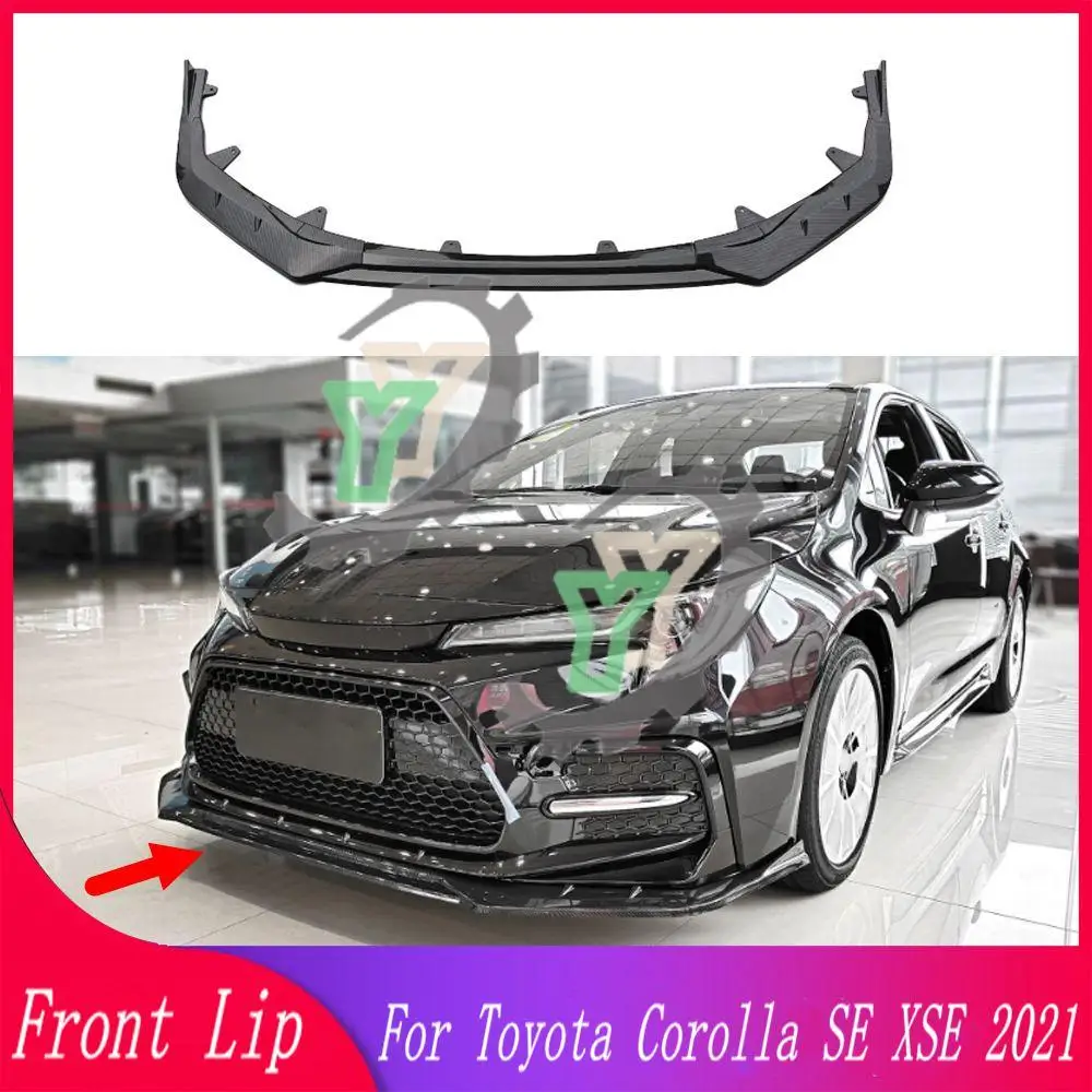 For-Toyota-Corolla-SE-XSE-Sports-Model-2021-Car-Front-Bumper-Lip ...