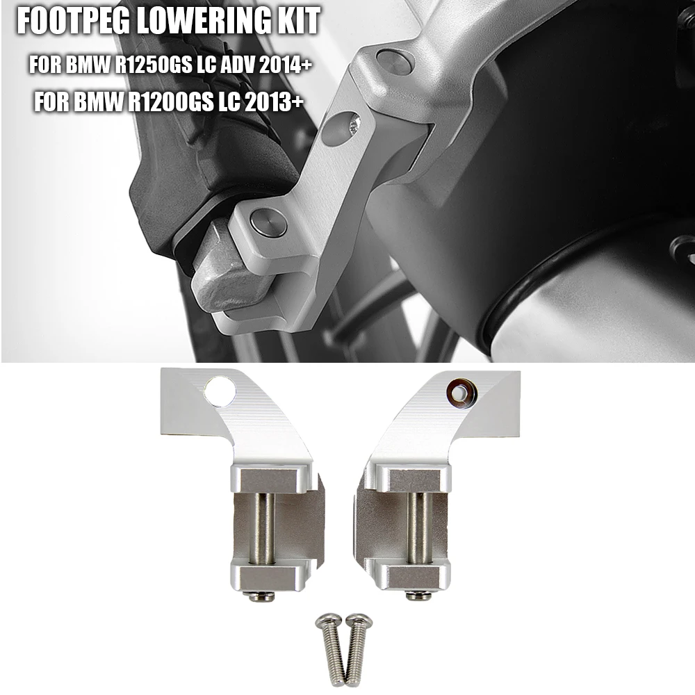Motorcycle-Foot-peg-Passenger-Footpeg-Lowering-Kit-For-BMW-R1200GS-LC ...