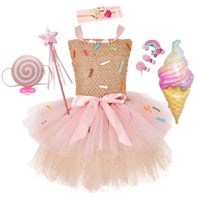 Girls-Happy-Purim-Candy-Dress-With-Headband-Lollipop-Baby-Kids-Costumes ...