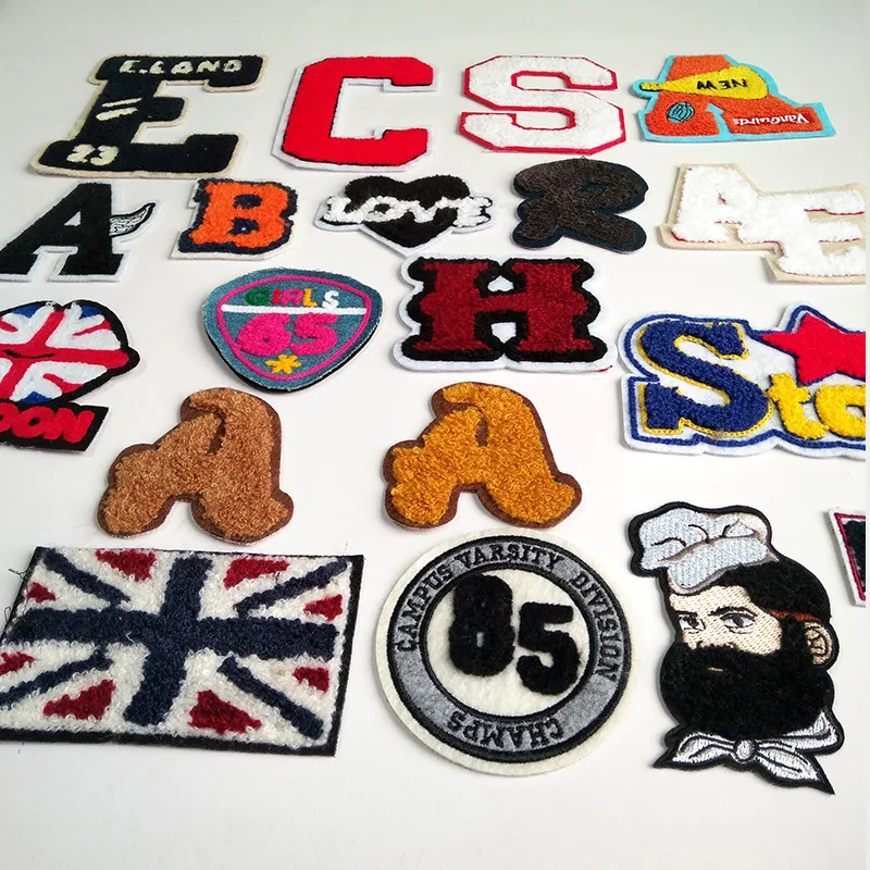 Parches-bordados-de-letras-de-toalla-de-dibujos-animados-para-mochilas ...