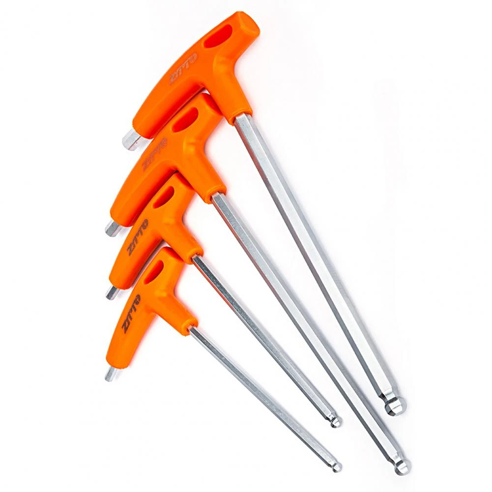 Bike Hexagonal Key T-handle Design Repair Bike Alloy Steel Bicycle Hex ...