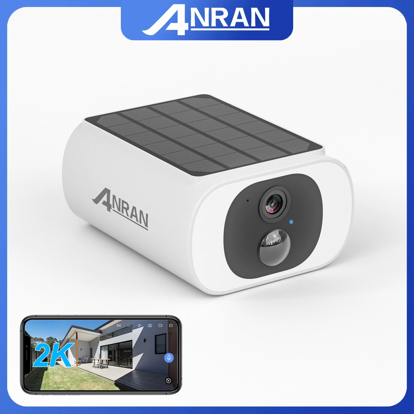 ANRAN-2K-Wifi-Solar-Camera-PIR-Detect-3MP-Outdoor-Surveillance-Solar ...