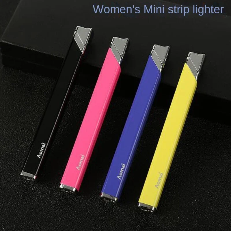 Portable-Slim-Color-Lighter-Mini-Square-Long-Grinding-Wheel-Open-Flame ...