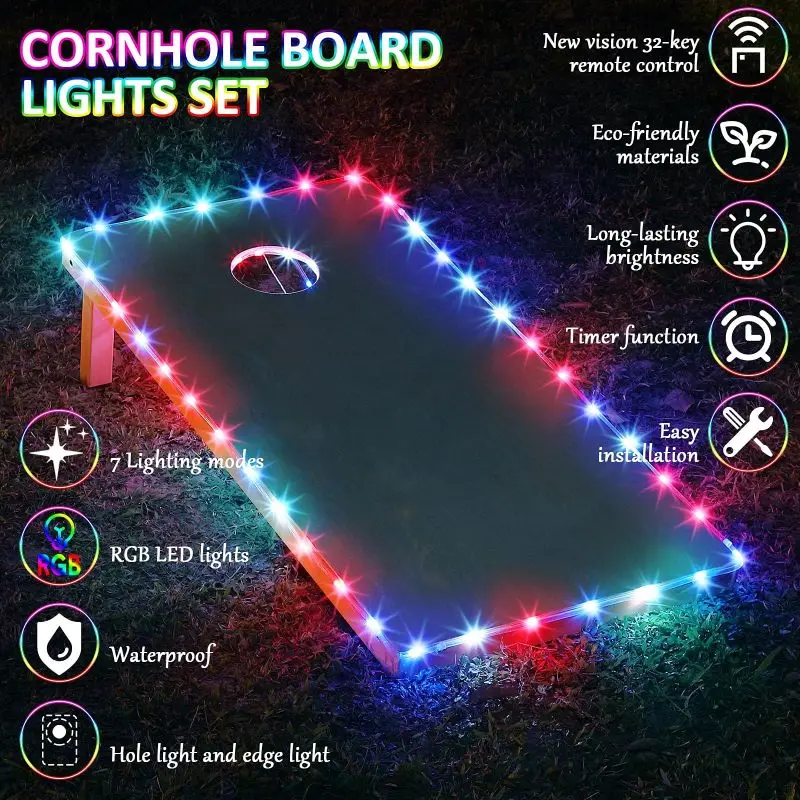 Cornhole Light String – Night Play – Outdoor Gear & Equipment | The Mountain Exp