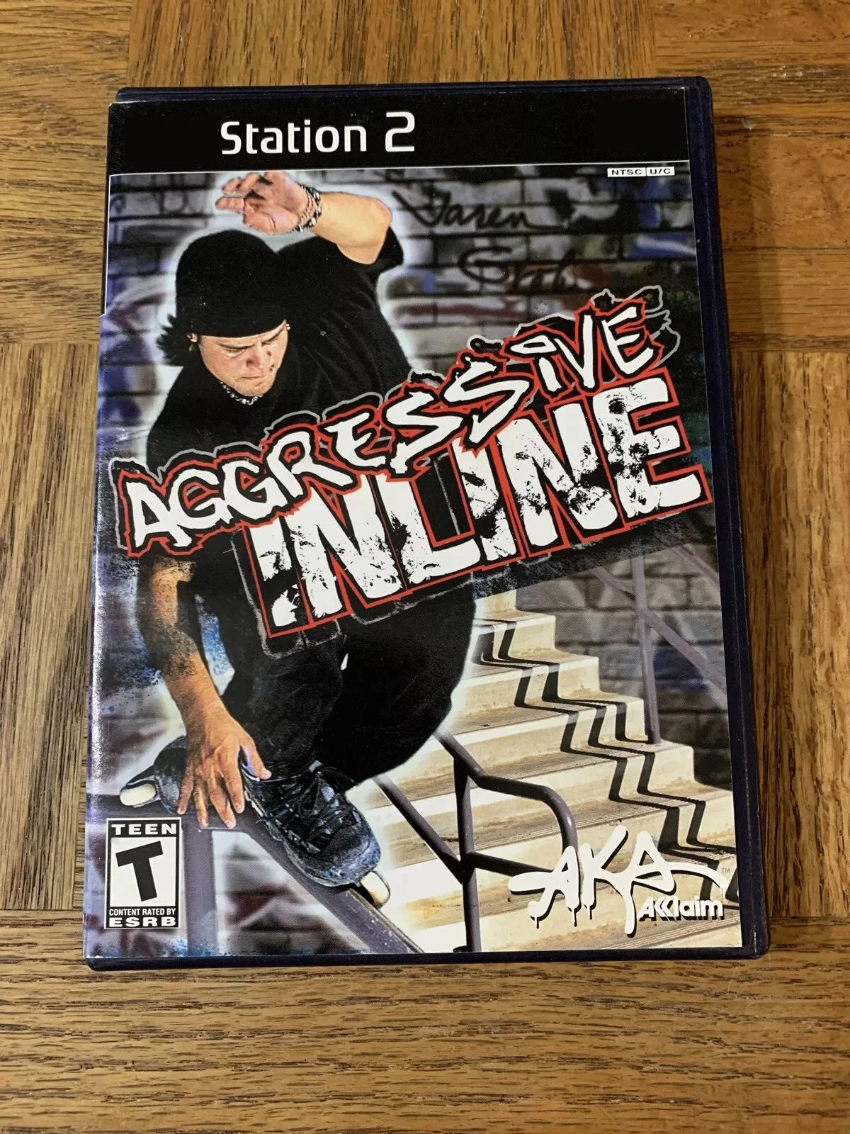 PS2-aggressive-inline-With-Manual-Copy-Disc-Game-Unlock-Console-Station ...