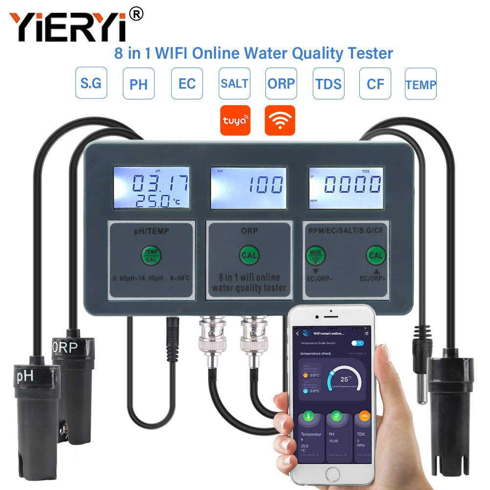 Aquarium Ph Meter Monitor | Ph Aquarium Monitor Wifi | Data Logger Controller - Ph Orp - Aliexpress