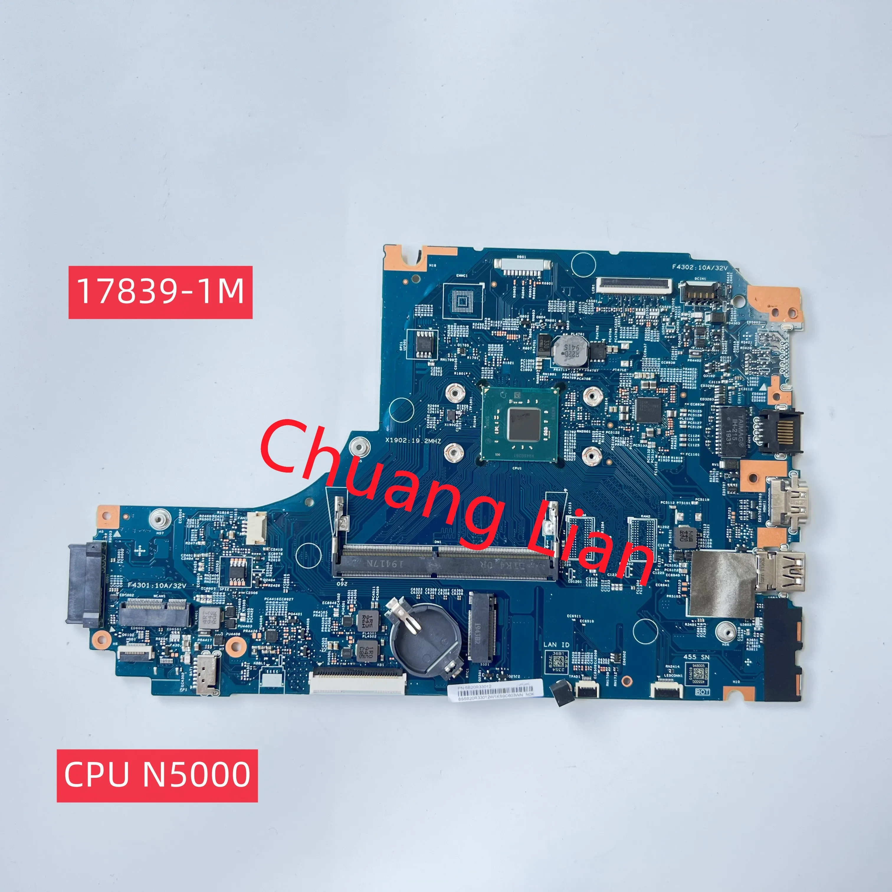 LV315GM-MB-17839-1M-For-Lenovo-V130-15IGM-laptop-motherboard-with-CPU ...