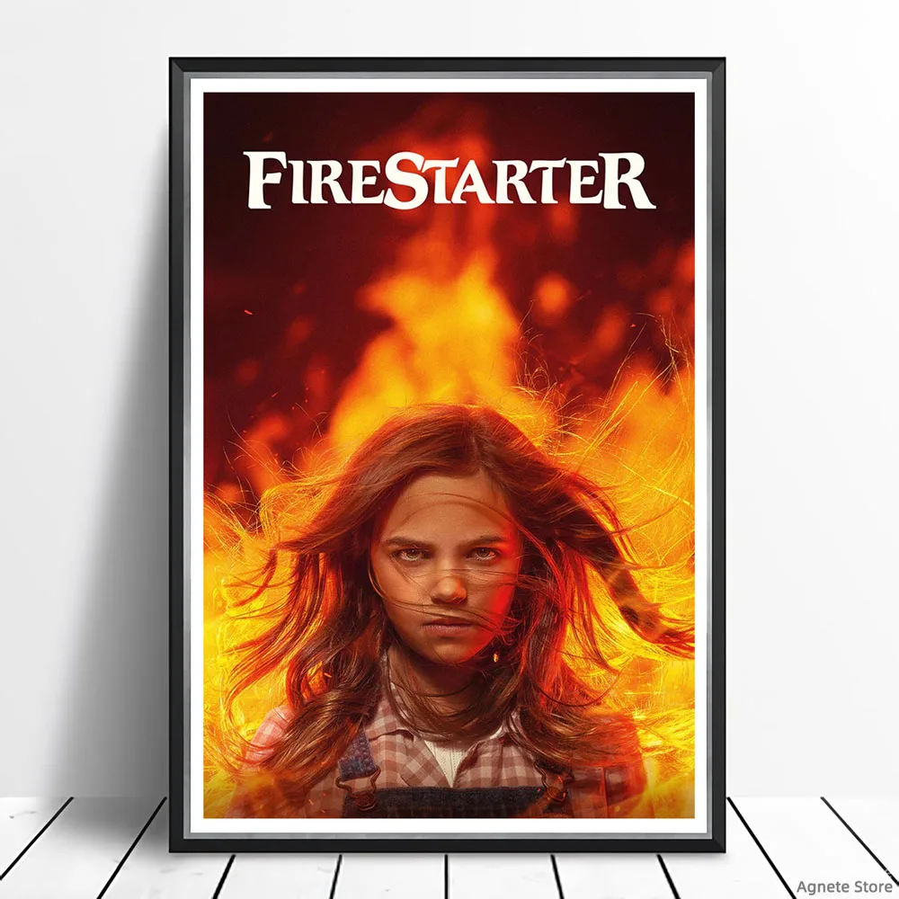 Firestarter Movie Poster ,Wall Art Canvas Painting Vintage Posters and Prints Wall Pictures ...