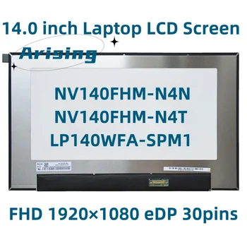 14.0" IPS Laptop LCD Screen NV140FHM-N4T NV140FHM-N4N fit LP140WFA-SPM1 ...