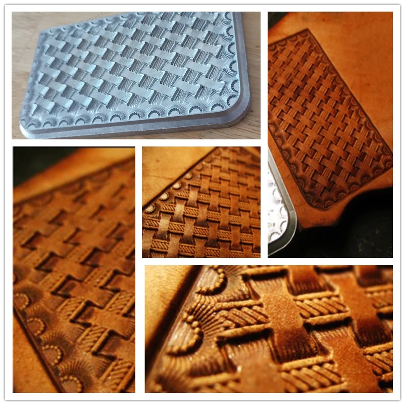 Mat-Weaving-Pattern-3D-Leather-Carving-Embossing-Mold-DIY-Stamp-Punch ...
