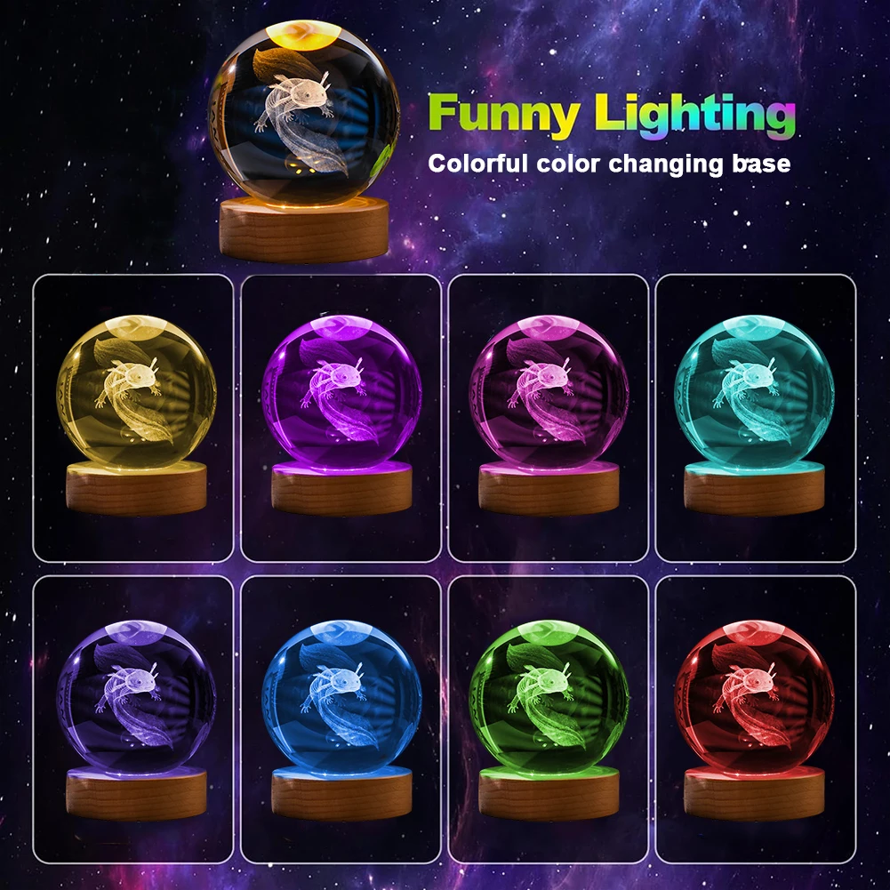 3D-Axolotl-Crystal-Ball-Lamp-with-Wooden-Base-Colorful-Light-Crystal ...