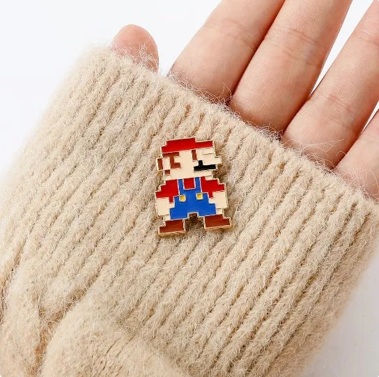 Broches-de-Super-Mario-Bros-accesorios-decorativos-de-mochila-perif ...