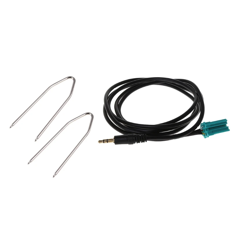 Auto-Radio-MP3-Adapter-Aux-Input-Jack-Lead-Cable-Adapter-for-Renault ...