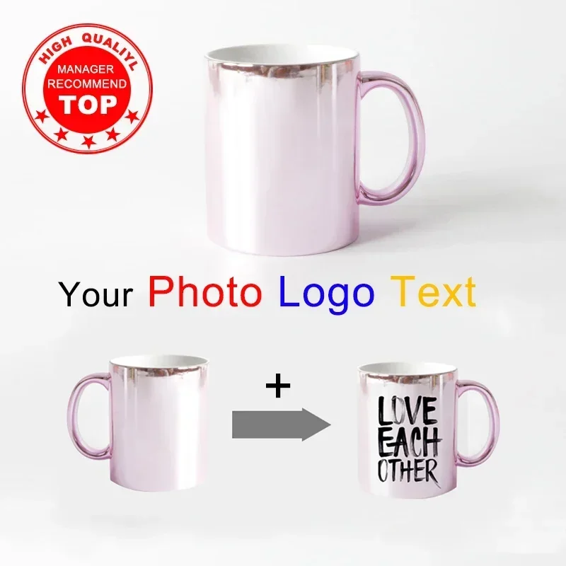 Customized Mug with Photo Text Logo, Personalized Coffee Cup, Exquisite ...