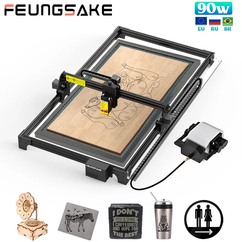 90w-Laser-Engraving-Cutting-Machine-For-Wood-Engraver-And-Cutter-MDF ...