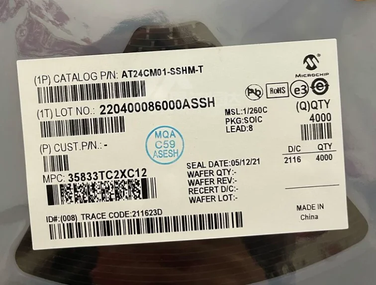 5-100pcs-AT24CM01-SSHM-T-AT24CM01-SSHM-AT24CM01-SOIC8-100-New-And ...