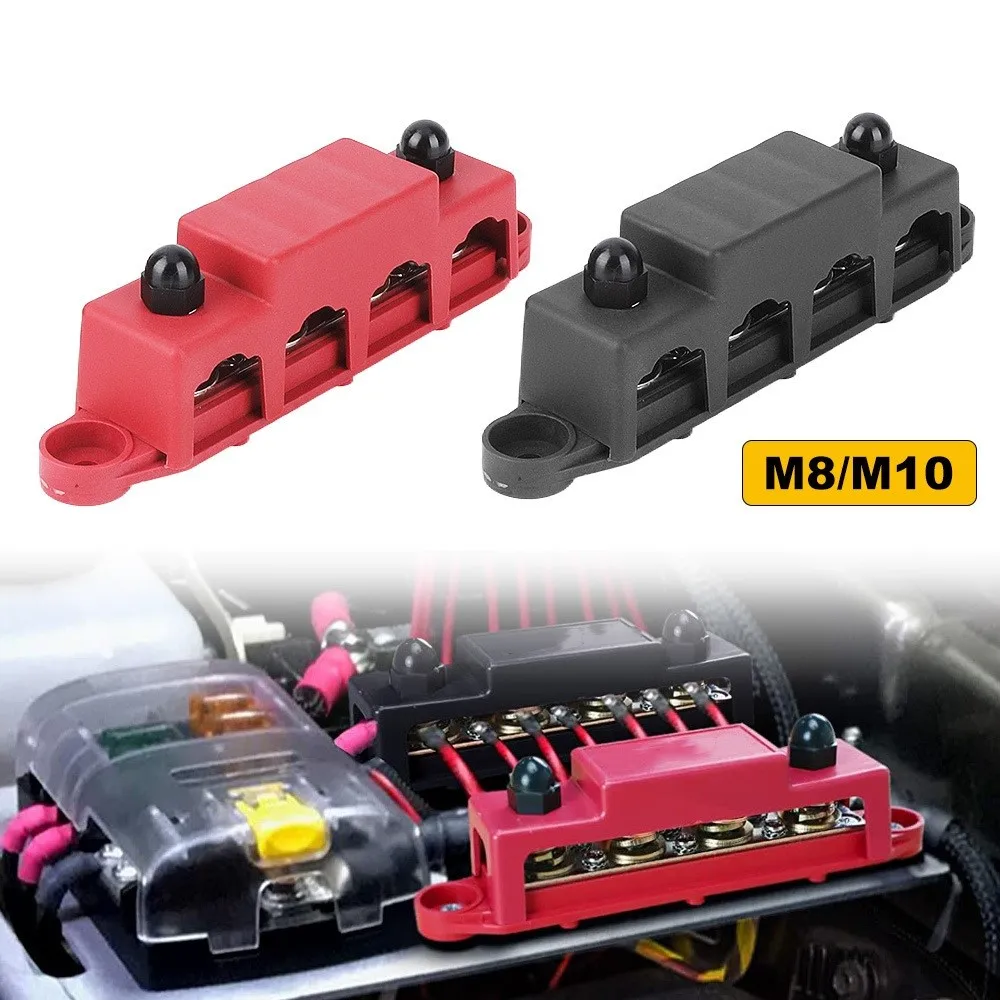 12V 24V 48V 250A Positive Negative M8 M10 Bus Bar Terminal Battery ...