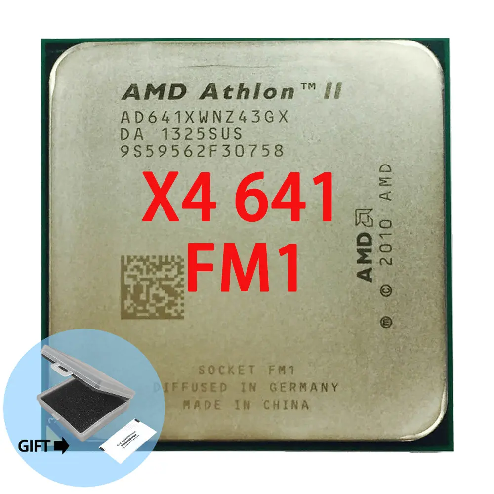 AMD Athlon II X4 641 2.8GHz Quad core CPU Processor AD641XWNZ43GX ...
