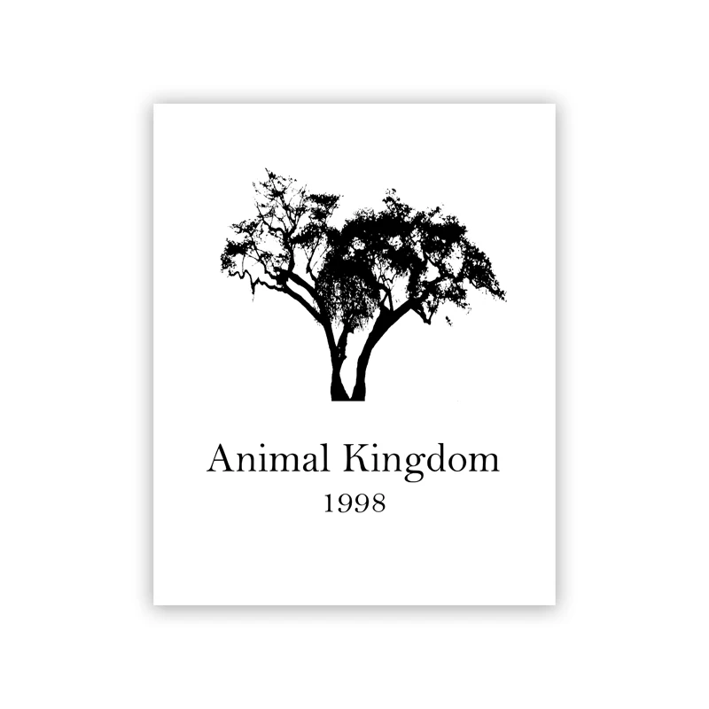 Animal Kingdom Logo Black And White