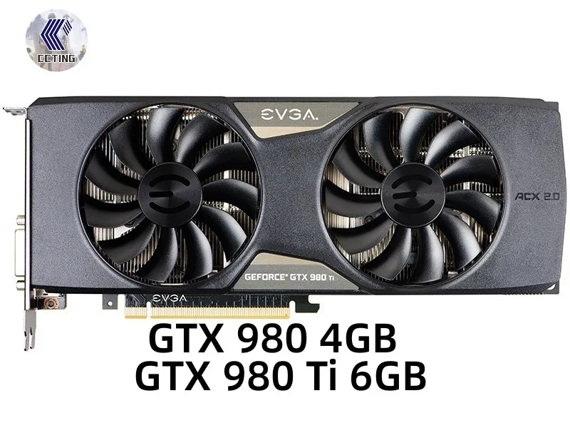 Placa gráfica NVIDIA GeForce, Placas de vídeo para jogos, PC Desktop, VGA Usado, GTX 980, 4GB ...