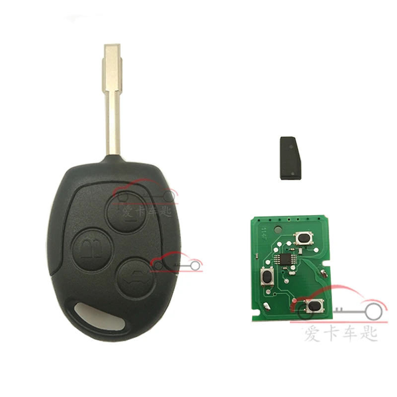 1PC for Ford Transit Mondeo remote control key chip remote control ...
