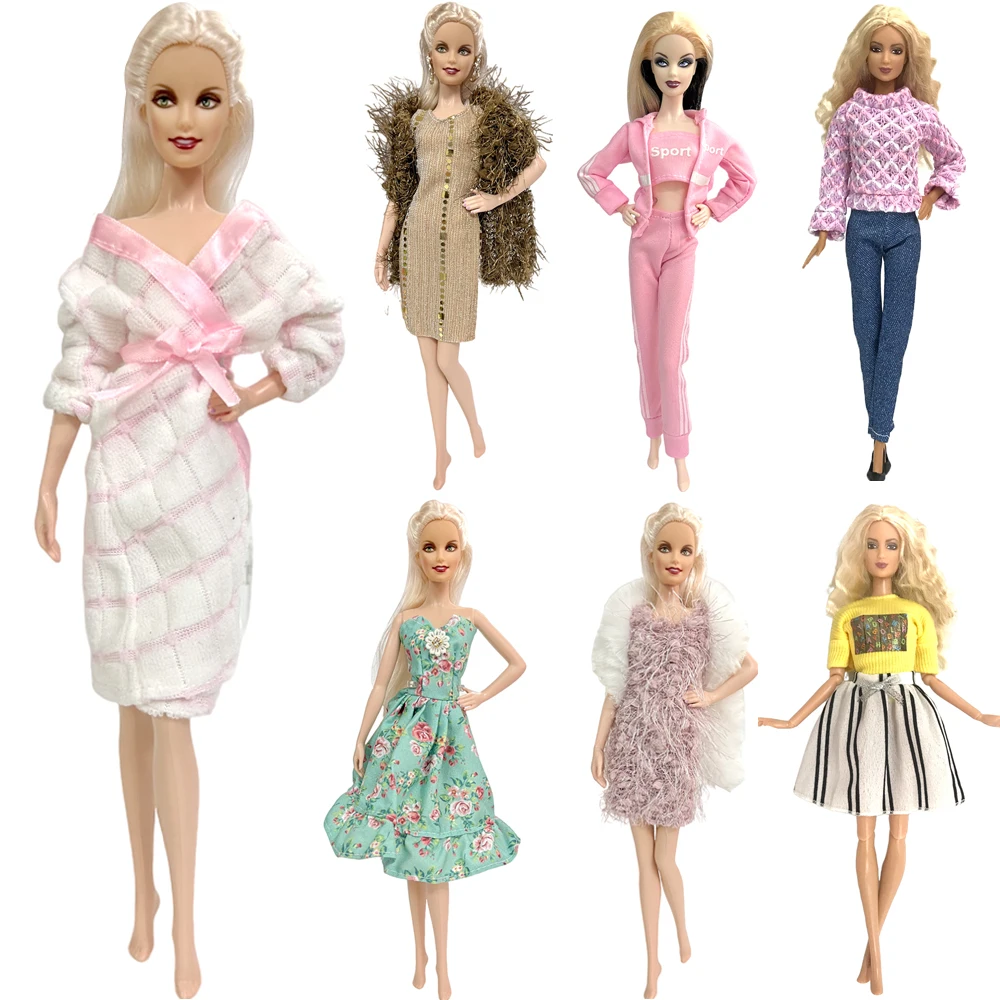 Mix-Style-1-Set-Fashion-Clothes-Casual-Wear-For-Barbie-Doll-Modern ...