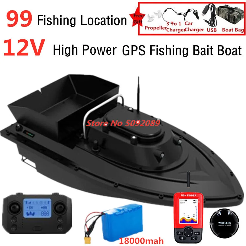 Smart-99-Punkte-GPS-Angel-k-der-Boot-55cm-12V-Hochleistungs-Nist-boot ...