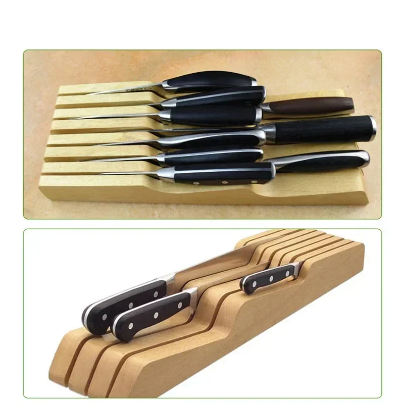 Versatile-Bamboo-Knife-Organizer-Drawer-Knife-Block-Knife-Holder-In ...