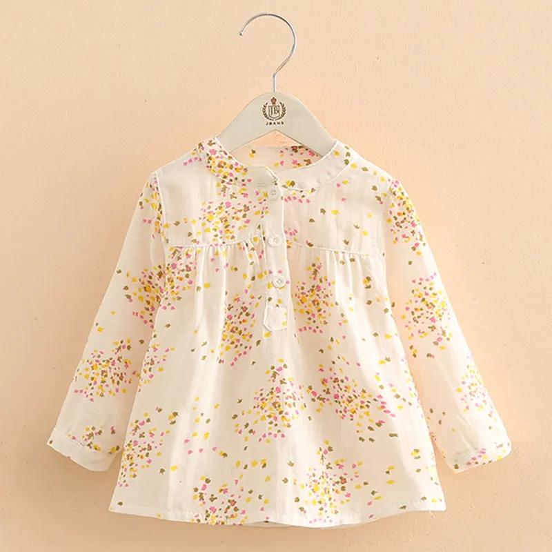 Blouse Top Flowers Girls | Long Sleeve Blouses Girl | Casual Blouses ...