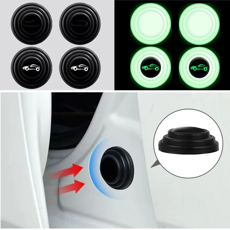 4Pcs-lot-Car-Hockproof-Trunk-Sound-Insulation-Pad-Universal-Car-Door ...