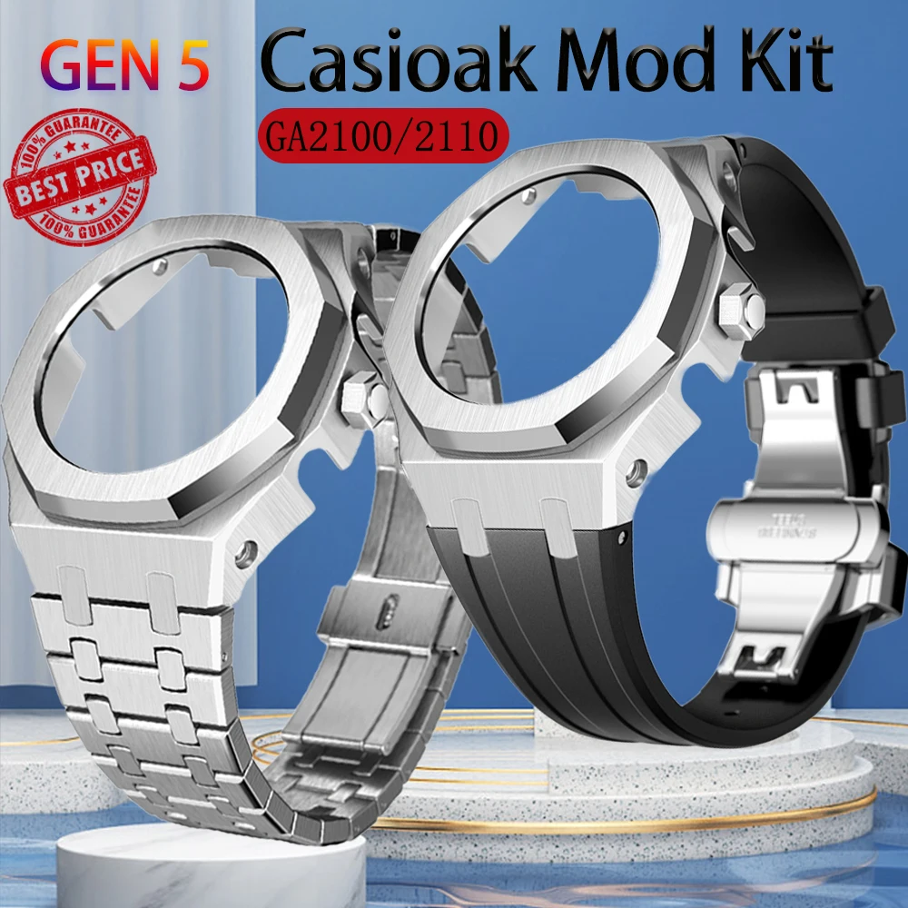 GEN4-Gen5-Mod-Kit-For-Casioak-GA2100-Metal-Bezel-With-Screw ...