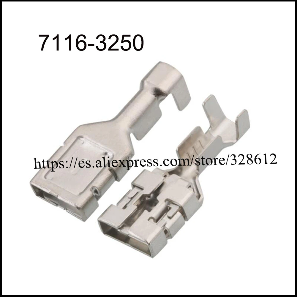 女性用ケーブル付きコネクタ7116 3250,自動車用,端子,ソケット,ソフトコネクタ,銅製,DJ626 D9.5 x 1.2c ...