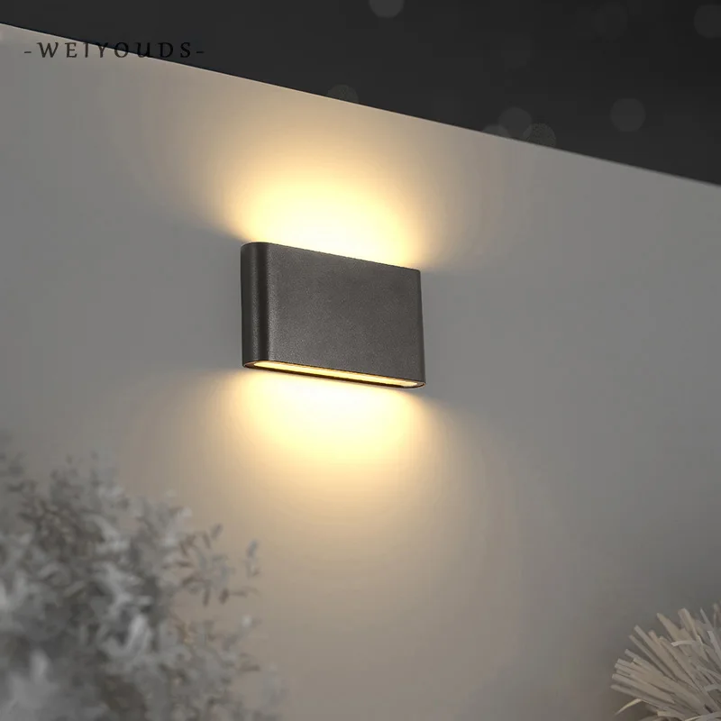 6W-12W-LED-Modern-Outdoor-Waterproof-Wall-Lamp-Indoor-Bedroom-Living ...