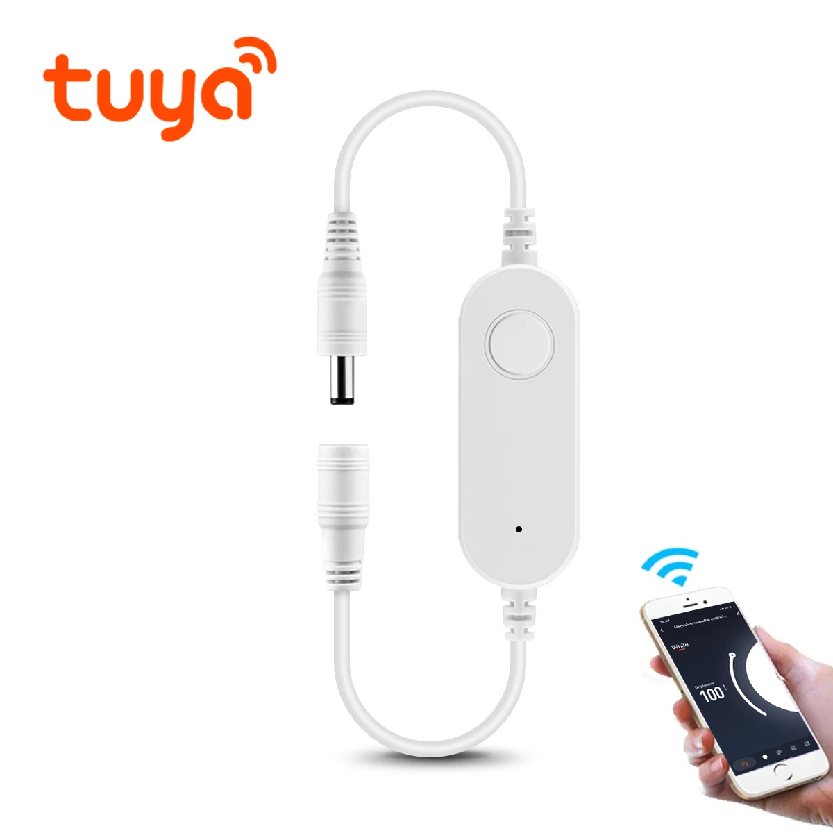 Tuya Wifi LED Controller Dimmer 12V -24V For Monochrome LED Strip ...
