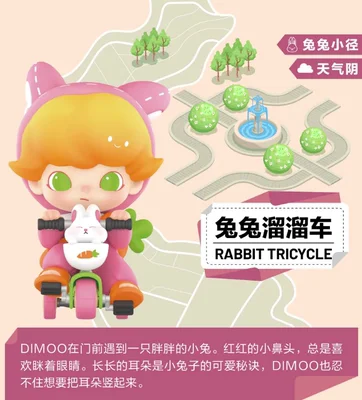 POP MART Dimoo Pet Vacation Series Blind Box Surprise Box Original ...