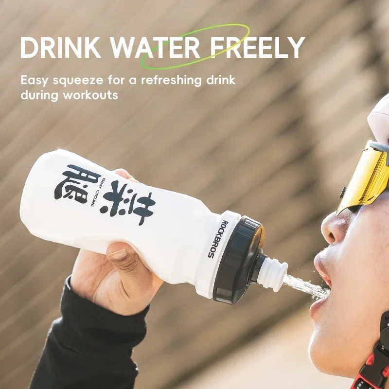 ROCKBROS-Sports-Water-Bottle-600ml-Leak-proof-PP5-Food-grade-Material ...