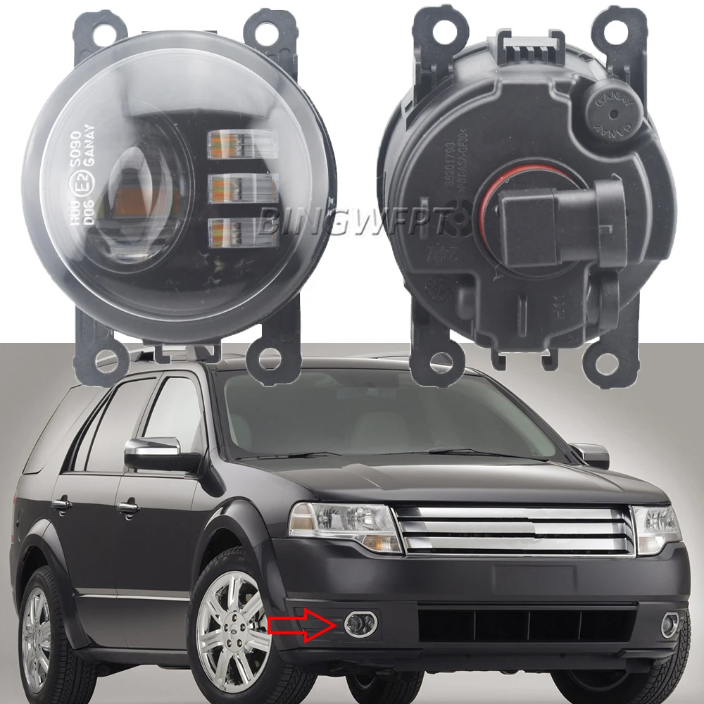 2pcs Led Fog Lights H11 Drl For Ford Freestyle Sel 2005 2006 2007 ...