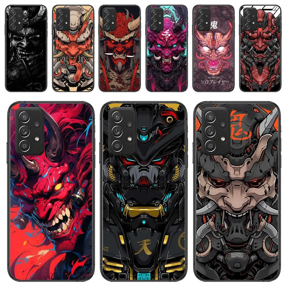 Japan-Oni-Hannya-Samurai-Mask-Phone-Case-For-Samsung-Galaxy-A13-A52-A53 ...