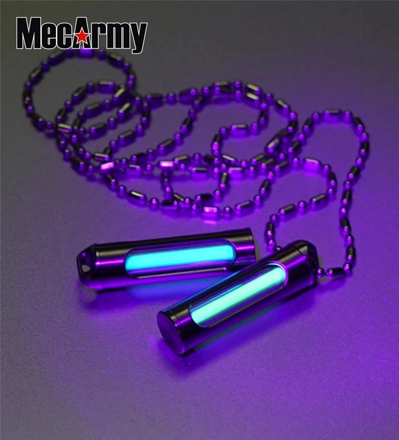 MecArmy TR26 TC4 titanium Photoluminescent Glow Bar Tail allows the ...