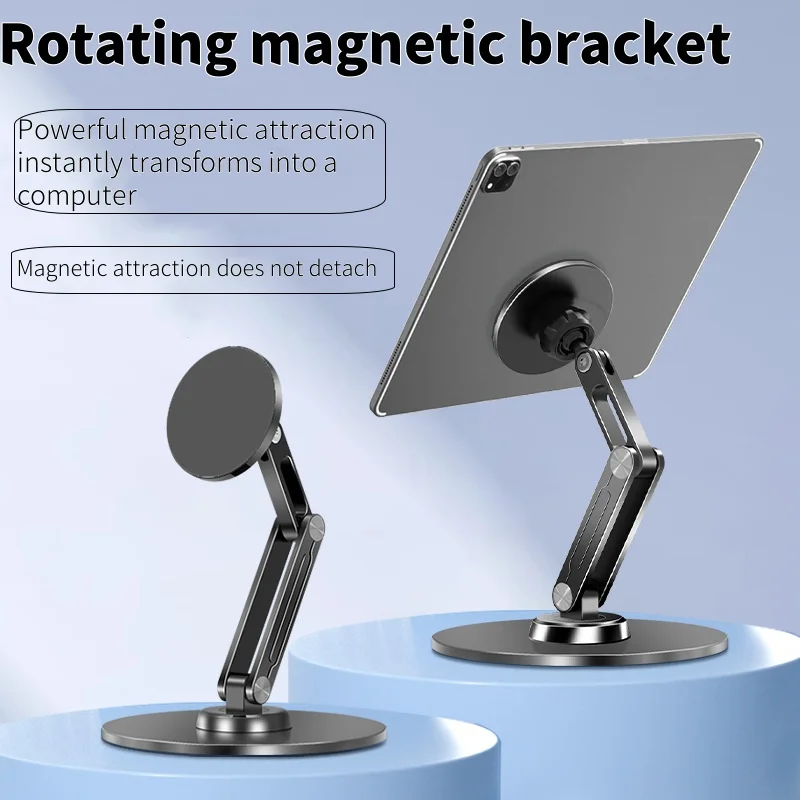 Magnetic-Attraction-Mount-Stand-Phone-and-Tablet-Carbon-Rotatable-360 ...