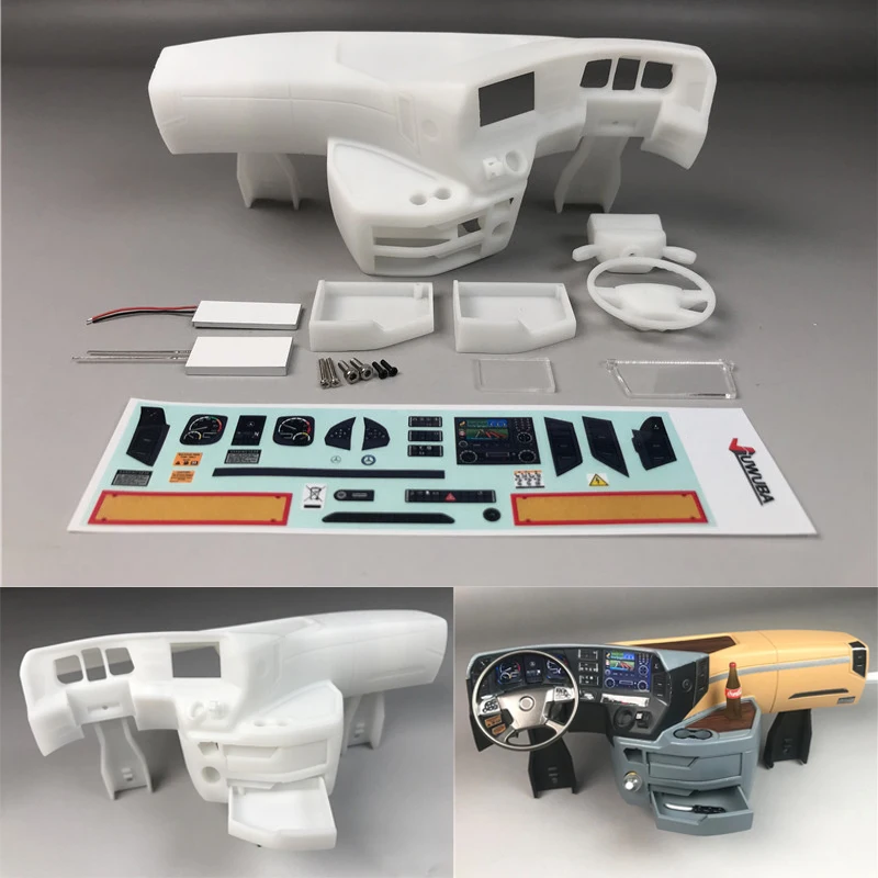 LED-Cab-Dashboard-Interior-Left-Right-Peptide-Decorate-for-1-14-Tamiya ...