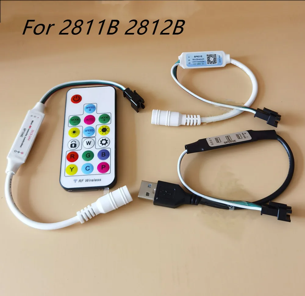 SP104E-SP002E-USB-6-Types-MINI-RF-Wireless-Remote-Pixel-Digital-RGB ...