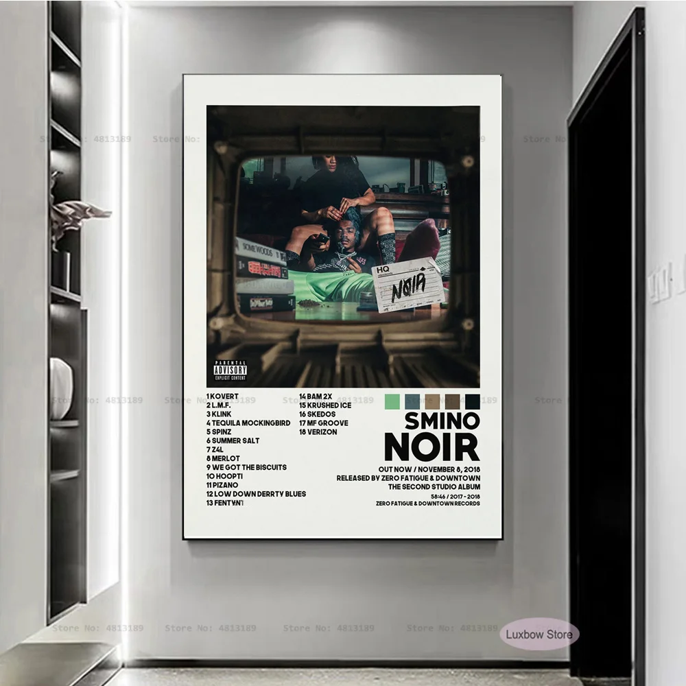 Poster-Prints-Smino-Poster-Blkswn-Tracklist-Hip-Hop-Music-Album-Cover ...