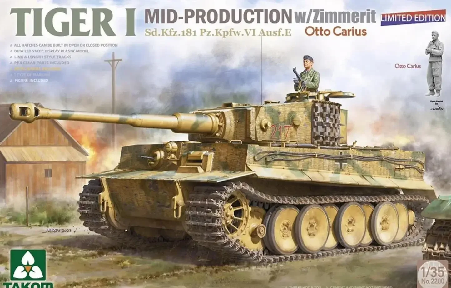 TAKOM-Kit-de-modelo-Tiger-I-Mid-Production-escala-2200-1-35-con ...